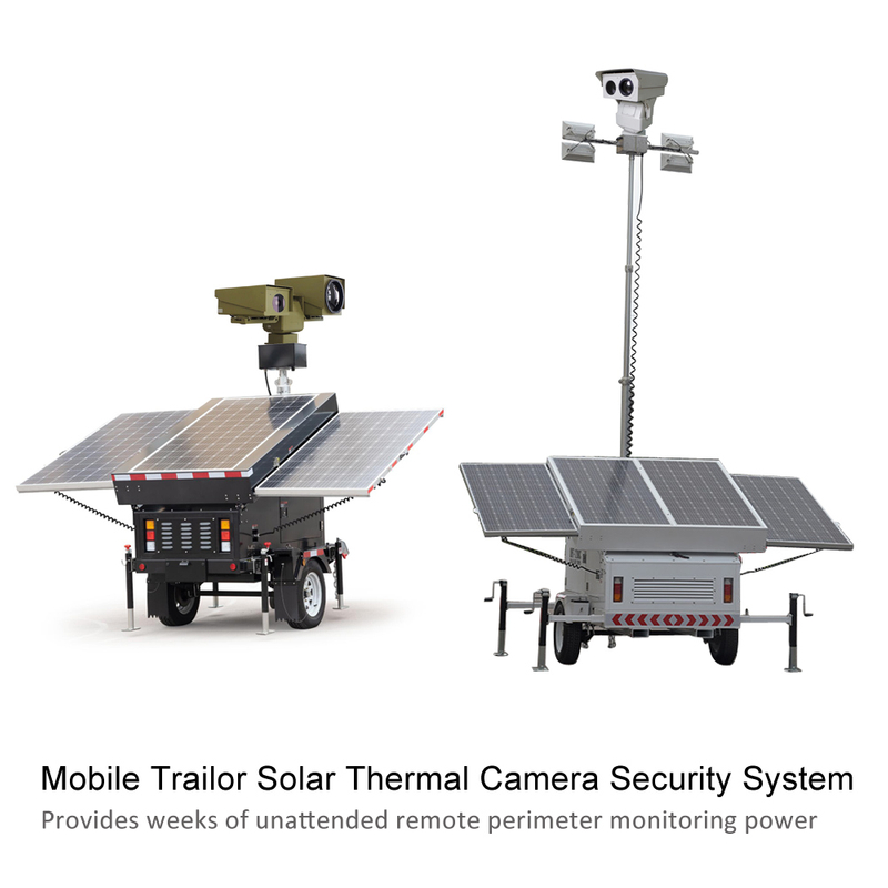 18km HD multi spectral surveillance system long range EO IR border ...